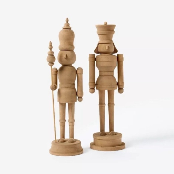 Studio McGee | Holiday | Threshold Studio Mcgee Wooden Nutcracker Set ...